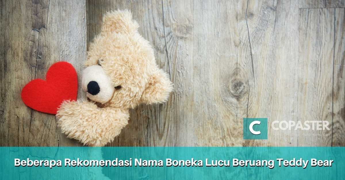 Beberapa Rekomendasi Nama Boneka Lucu Beruang Teddy Bear | Copaster Beberapa Rekomendasi Nama Boneka Lucu Beruang Teddy Bear | Copaster