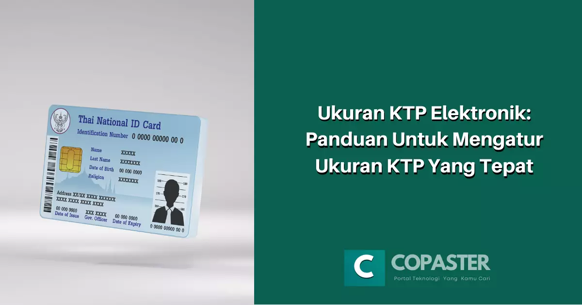 Ukuran Ktp