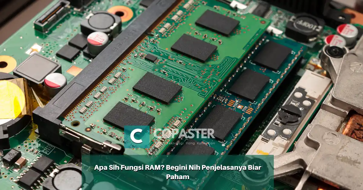 Apa Sih Fungsi RAM? Begini Nih Penjelasanya Biar Paham | Copaster
